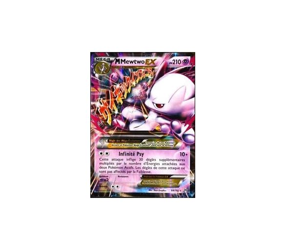 Méga mewtwo ex pv210 64/162 xy08 Impulsion turbo